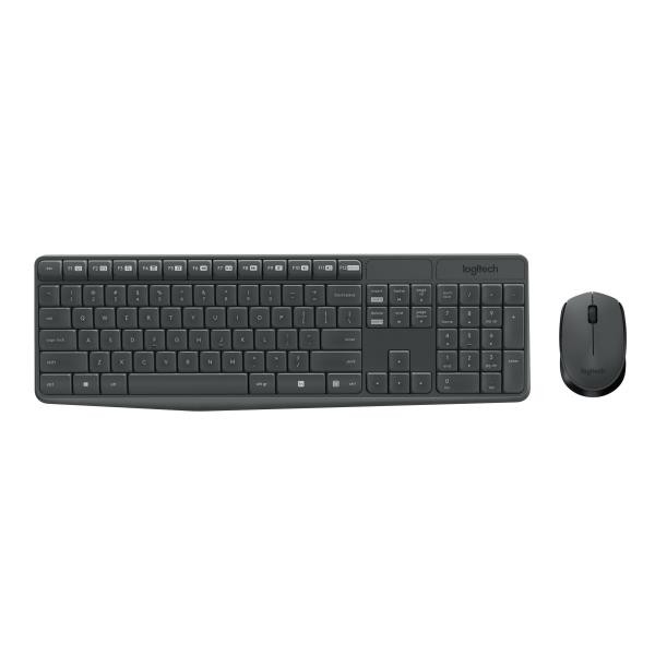Teclado y ratón inalámbricos Logitech MK235 Wi-Fi - INCOPYME